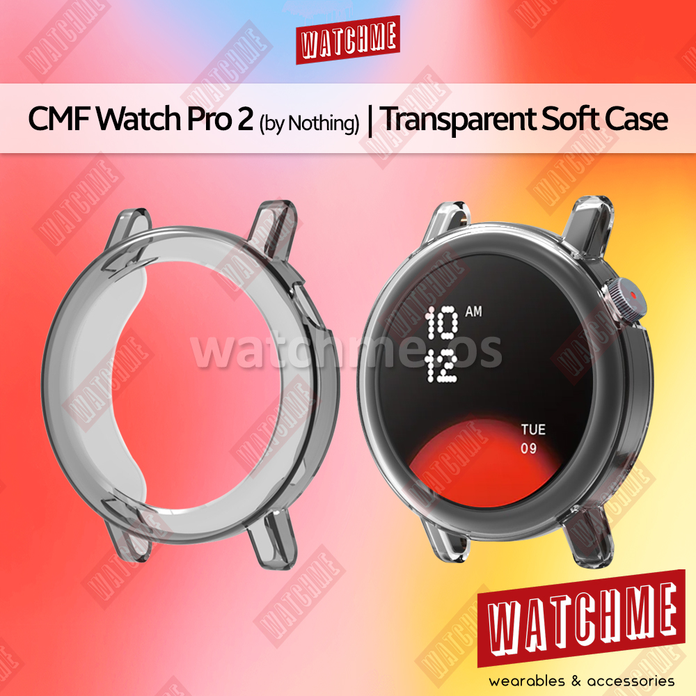 Nothing CMF Watch Pro 2 Soft Case, Transparent Color Casing, Smart ...