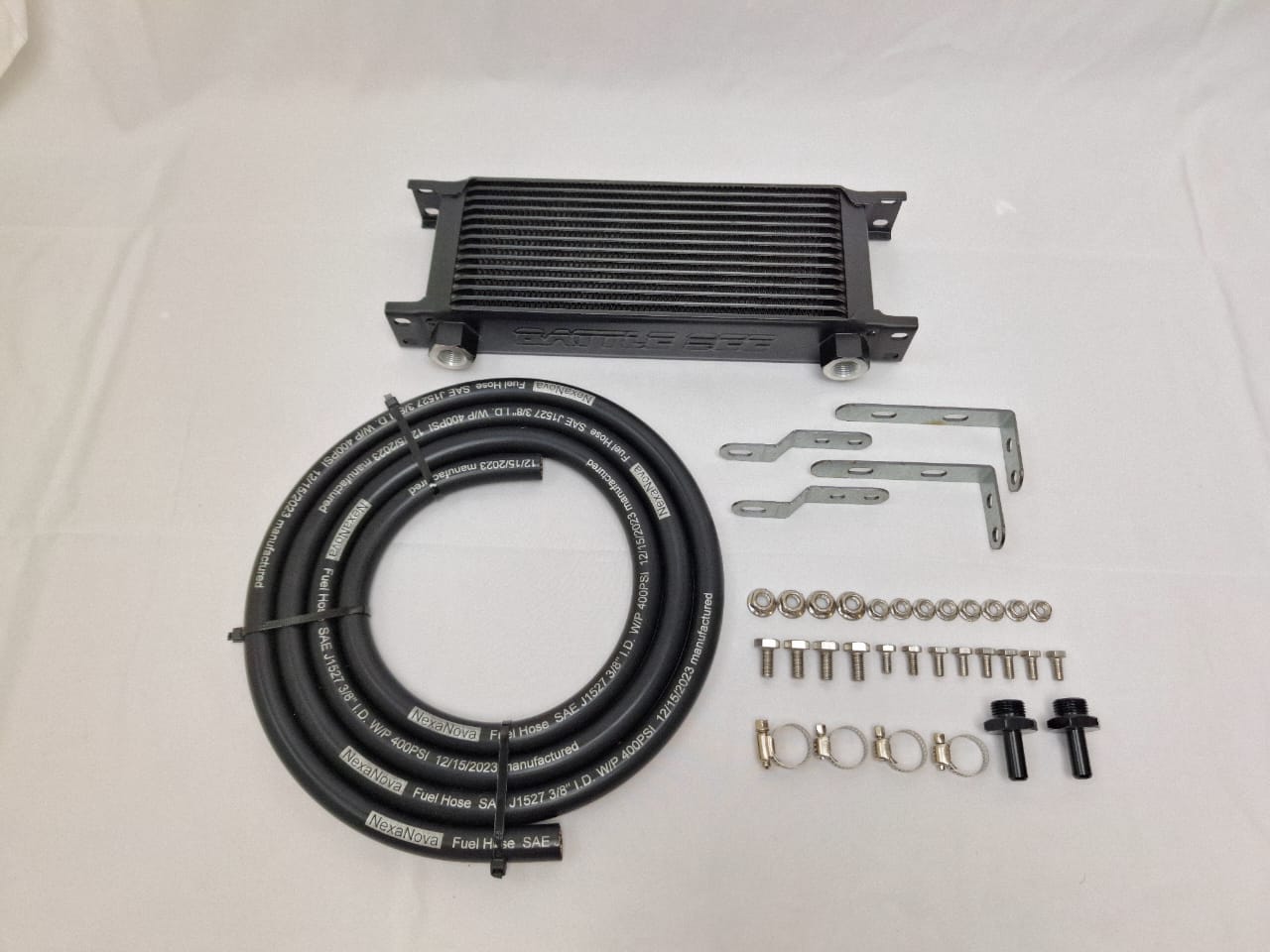 BATTLE BEE ATF / CVT OIL COOLER KIT WITH BRACKET (UNIVERSAL)(14 ROW ...