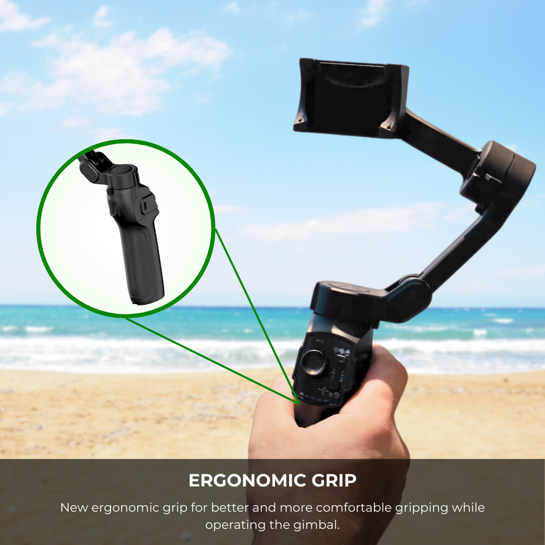 GS L7B L9 Lite M1 Smartphone 3 Axis Gimbal APP Bluetooth Connect Tracking Instant Power Up AI ...