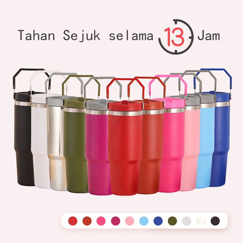 Last Day Promosi 600ml 900ml Stainless Steel Thermos Bottle Termos ...