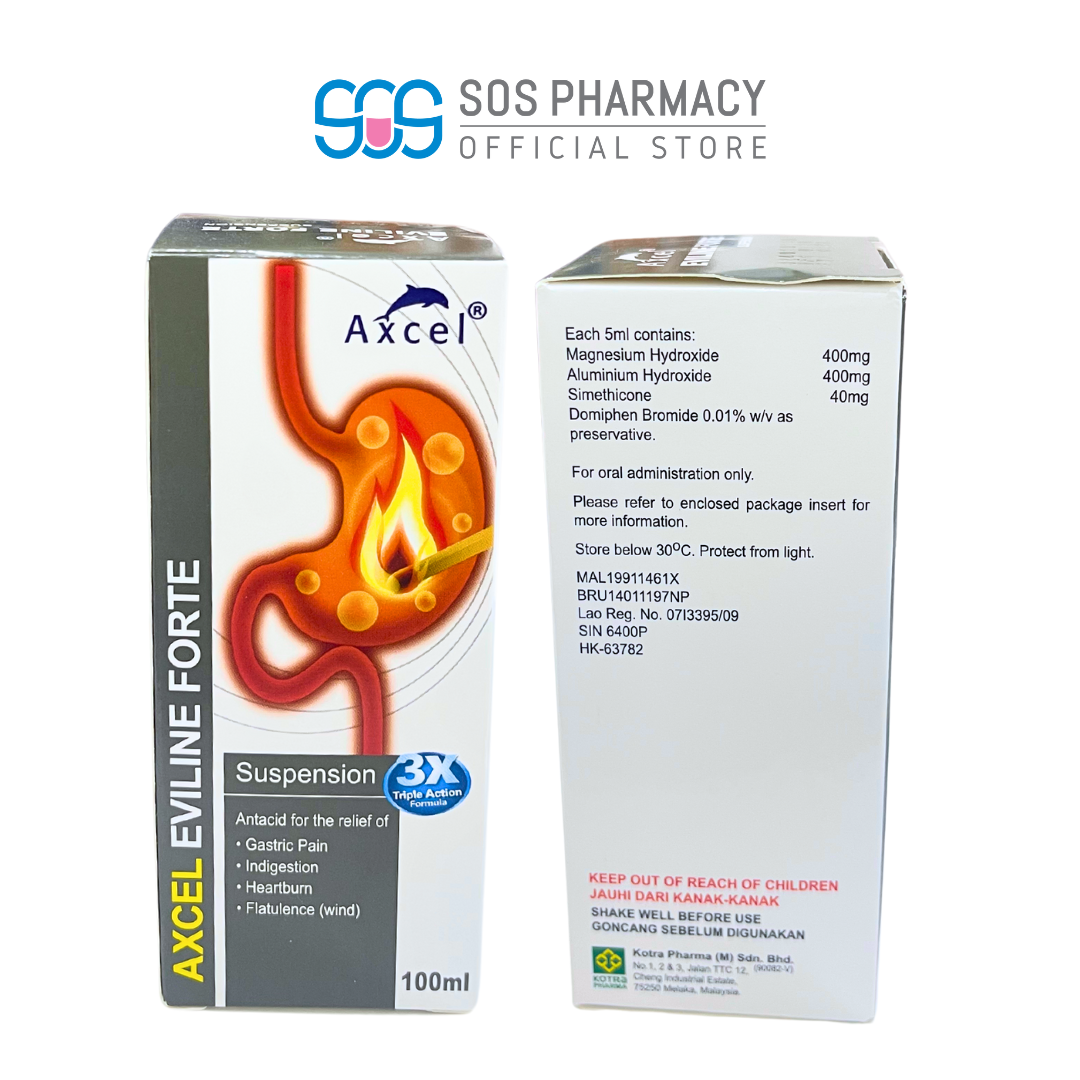 Axcel Eviline Forte 3X Triple Action Formula Suspension 100ML ...