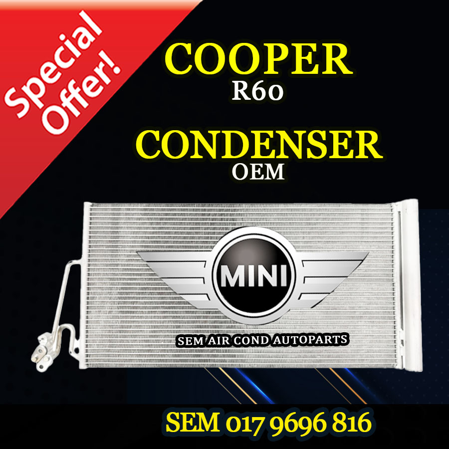 MINI COOPER R60 COUNTRYMAN OEM NEW CONDENSER/ KONDENSER (CAR AIRCOND ...