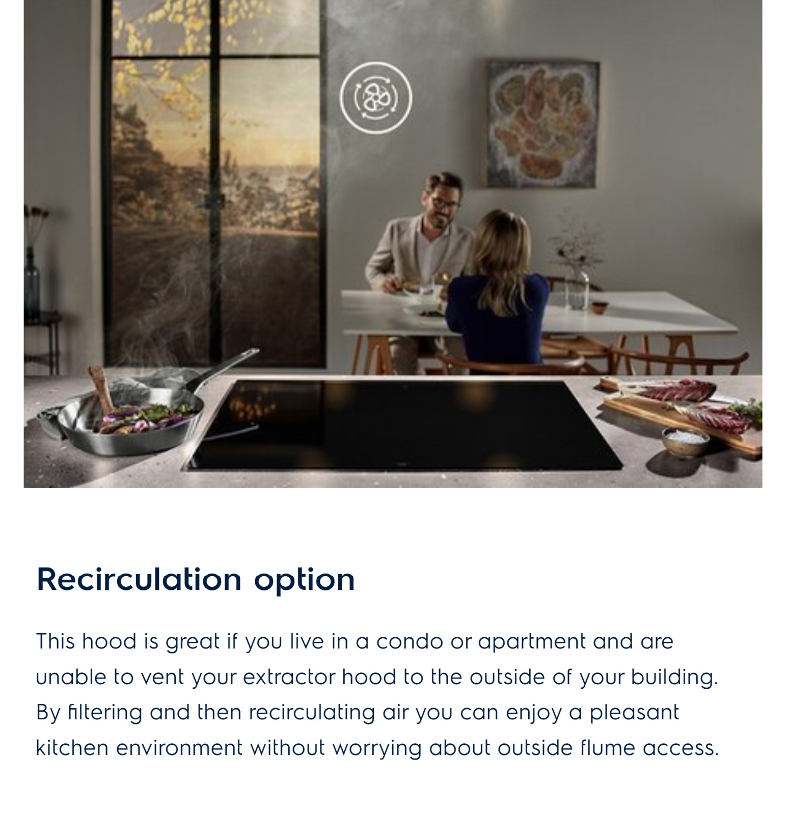 Electrolux 90cm UltimateTaste™ 700 Chimney Kitchen Hood | ECT9744H ...