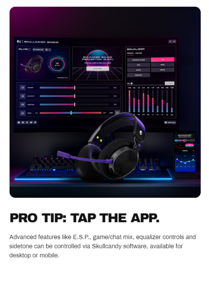 [FAST SELLING] Skullcandy PLYR™ Wireless Gaming Headset for PS, XBOX ...