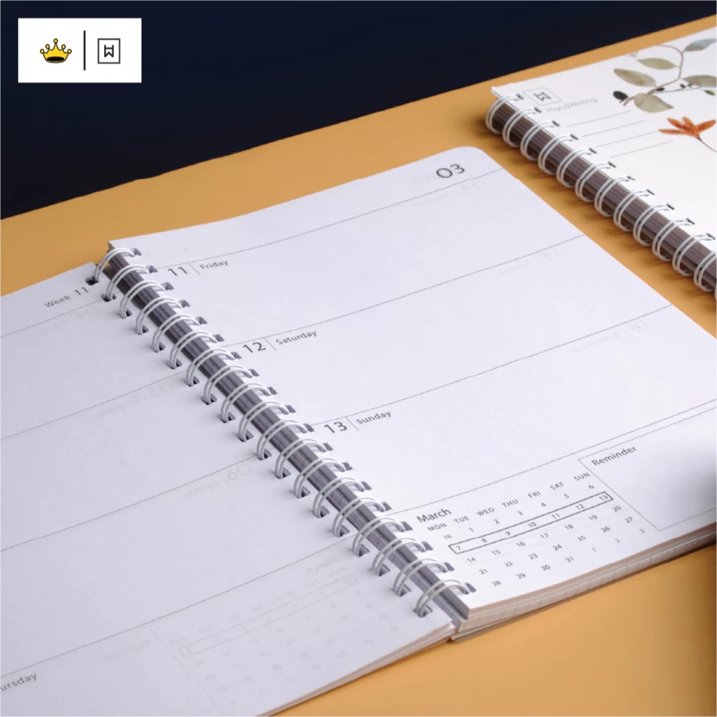 2026 Daily / Weekly View Planner A5 Size Wire-O Buku Planner 2026 ...