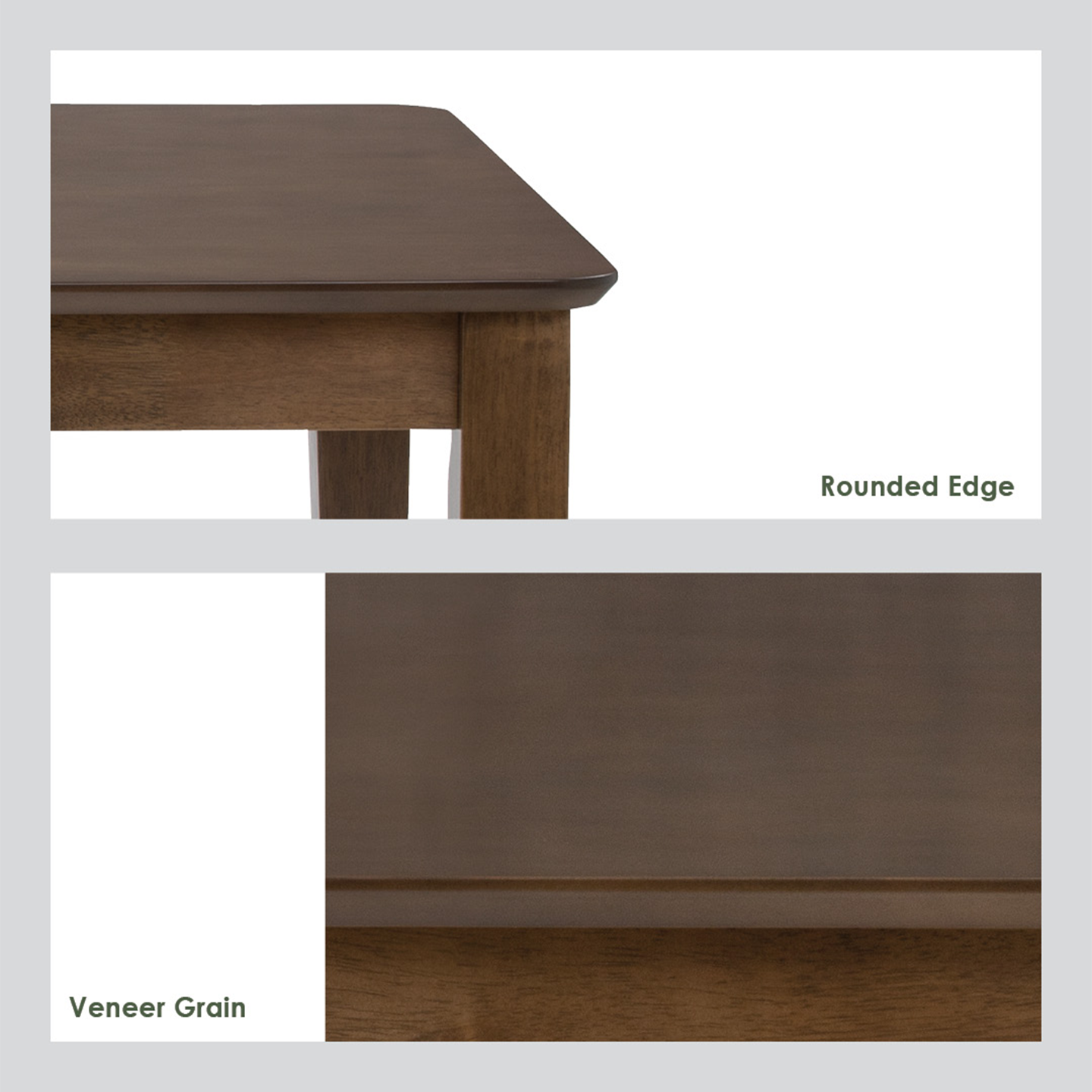 HOMATRIX Wooden Dining Table Set Rectangle 4 Seater 6 Seater Meja Makan ...