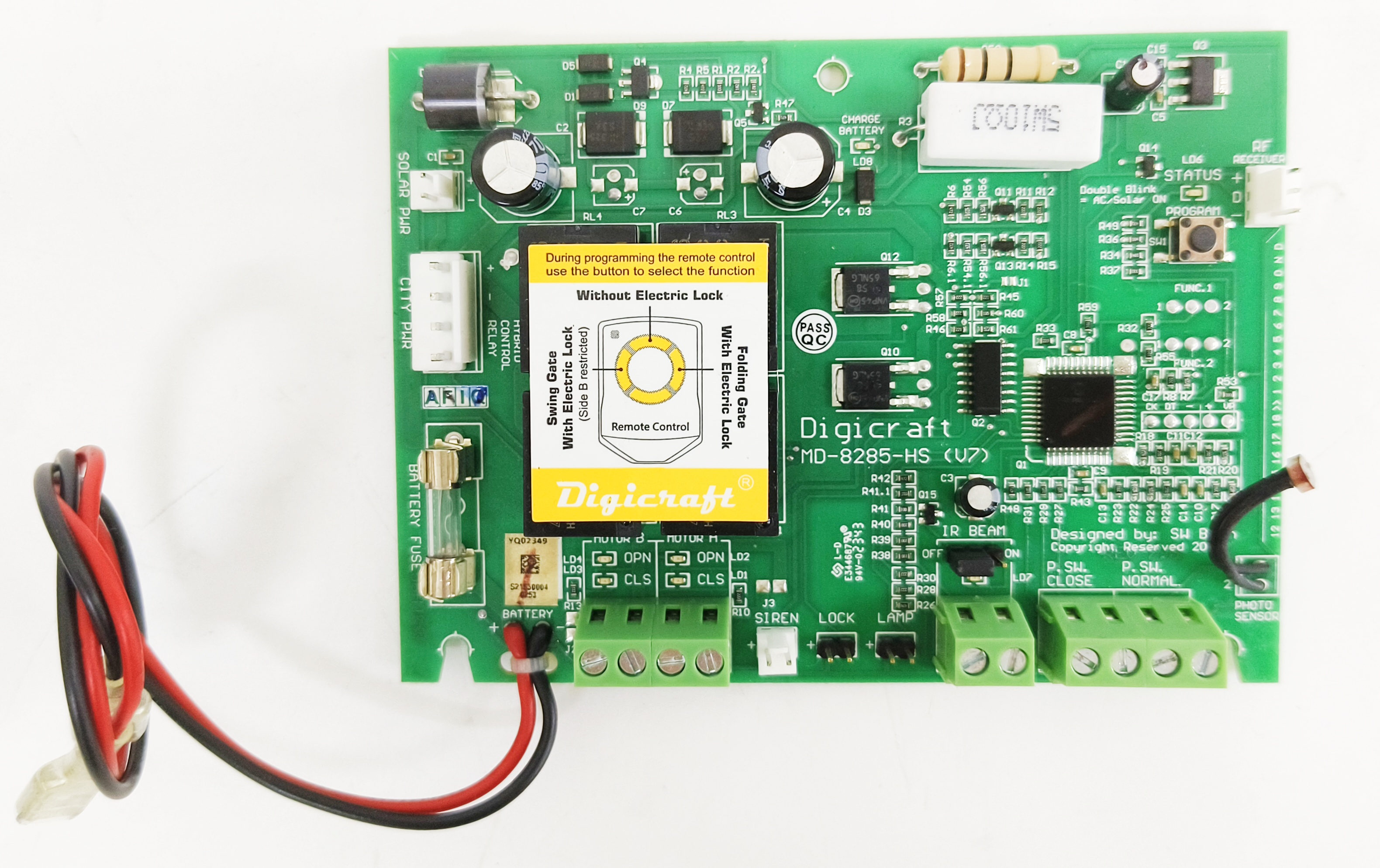 ORIGINAL DCMOTO GFM925W Control Panel / Board - Replacement Part ...
