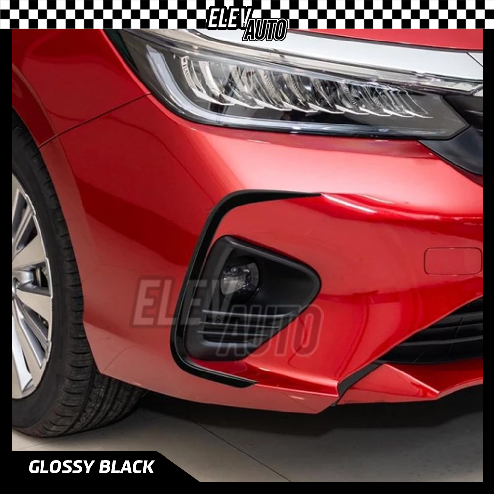 Honda City GN2 New Facelift 2024 - 2025 Front Bumper Canard Trim Carbon ...