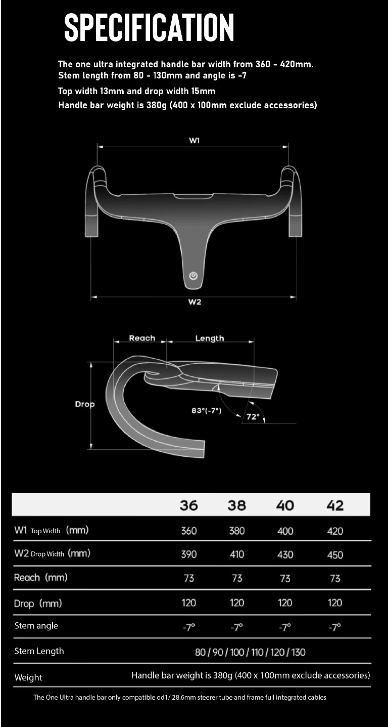 THE ONE PRO 2025 ULTRA CARBON HANDLE BAR | Shopee Malaysia