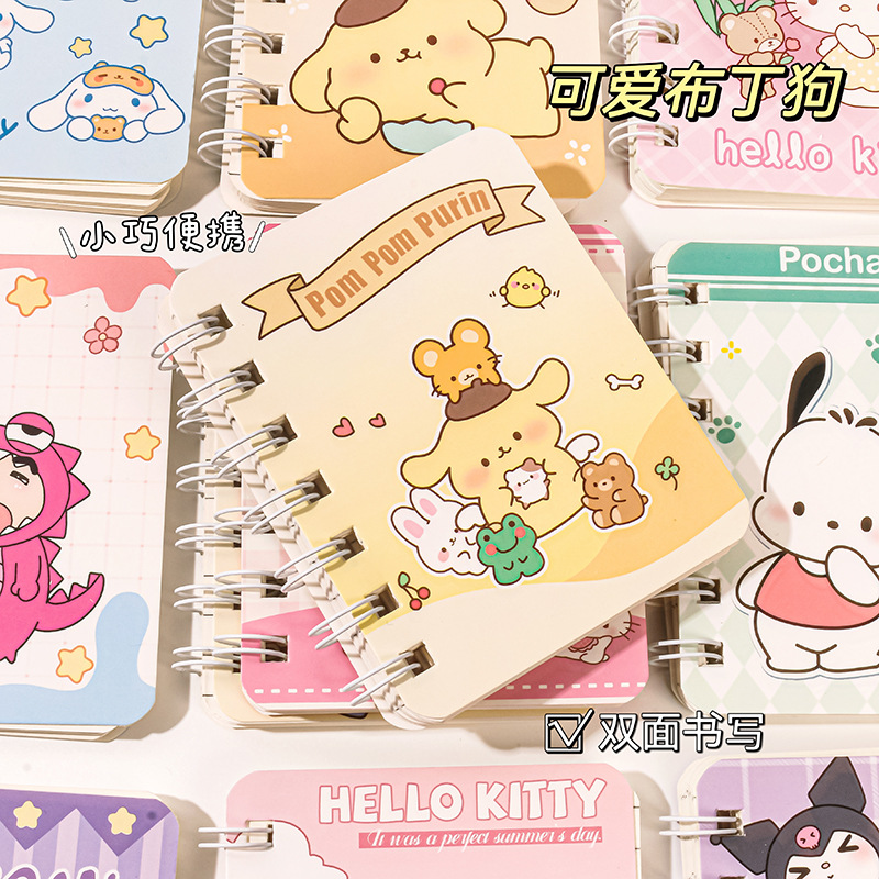 Whitespace Cute Sanrio Mini Ring Notebook Kids Small Book Buku Nota ...