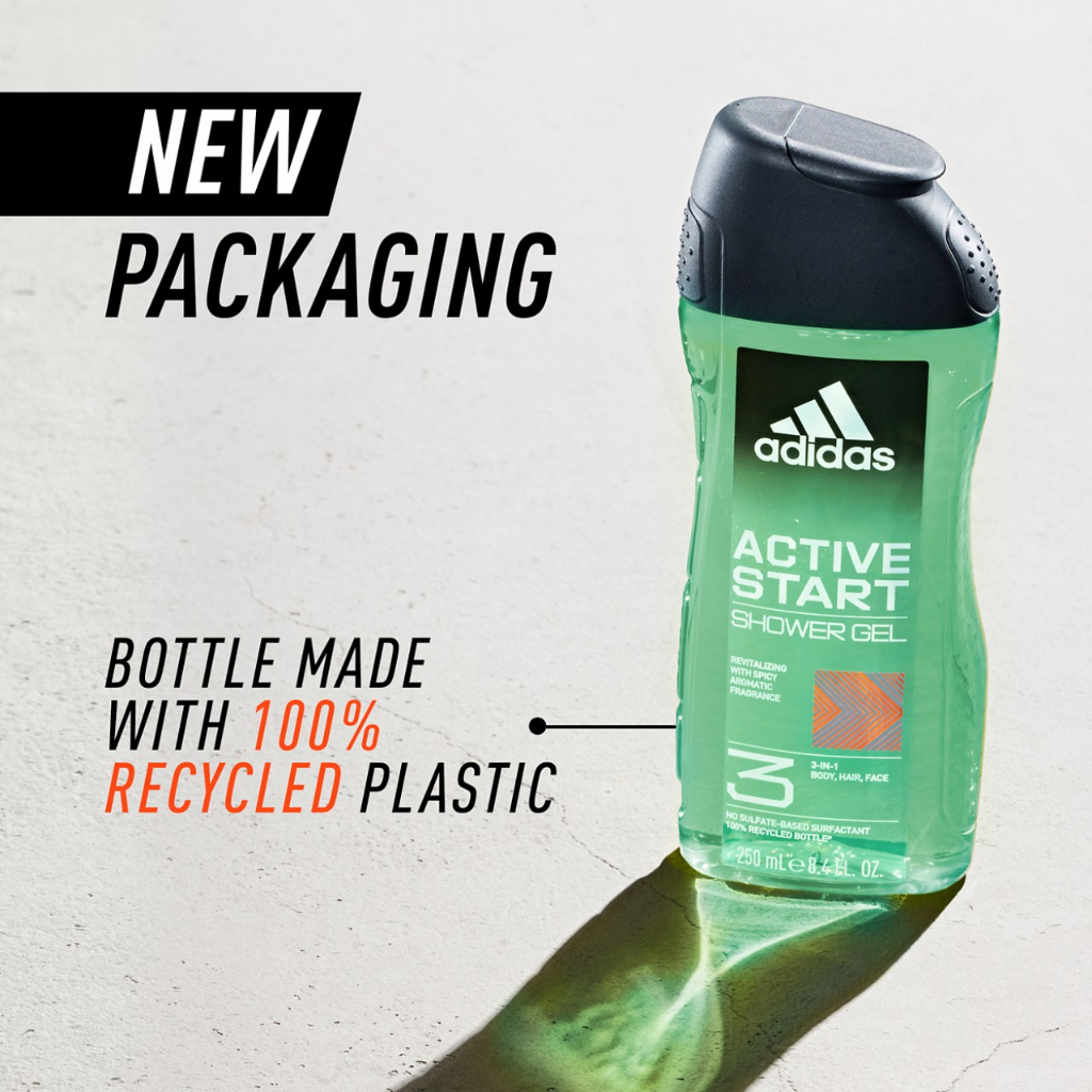 Adidas Shower Gel Active Start 400ml - 3-in-1 Body, Hair & Face Shower ...