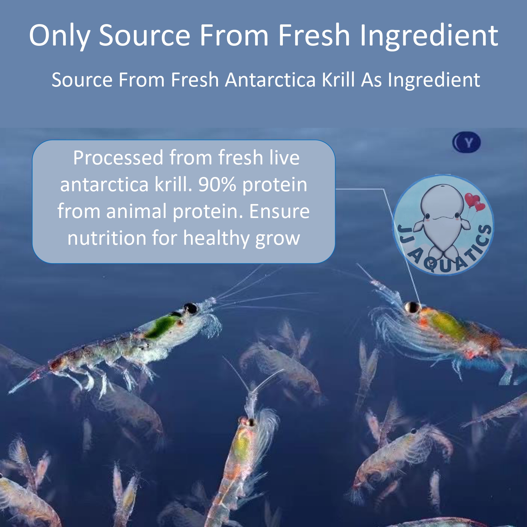 🔥Ready Stock 🔥 YEE 2 in 1 Fish Food Tablet Paster Antarctica Krill ...