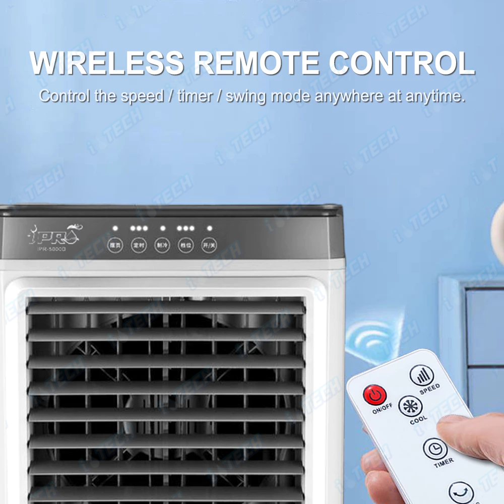 IPRO Portable 40L / 50L Evaporative HIGH Powerful Aircond 3 Speed Air ...