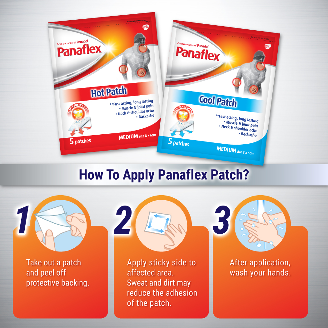 Panaflex Hot Patch For Fast & Effective Body Pain Relief (5’s) | Shopee ...