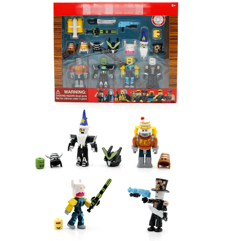 Virtual World Minifigure Roblox Blocks Action 7cm PVC Model Figurines ...