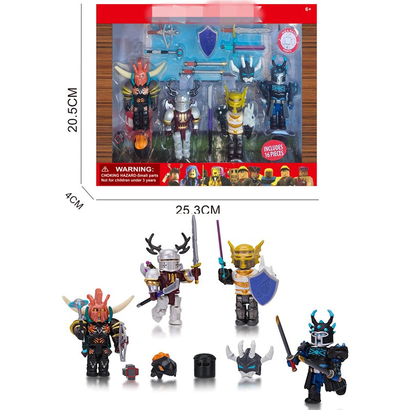 Virtual World Minifigure Roblox Blocks Action 7cm PVC Model Figurines ...