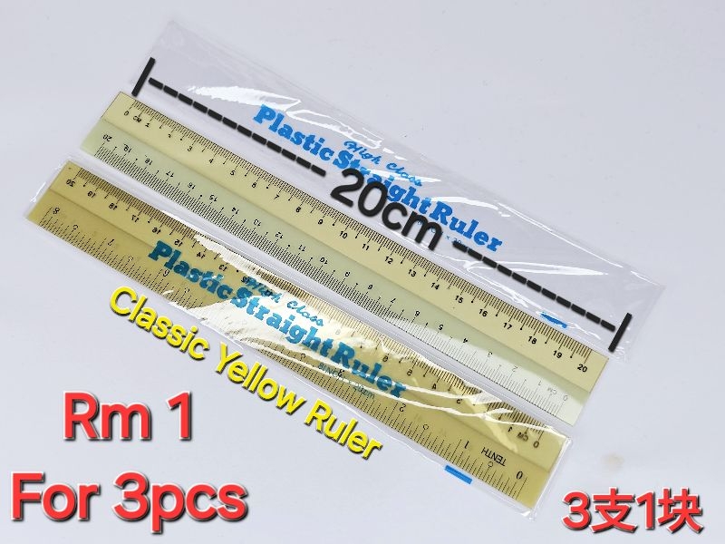 [Clearance] Plastic Straight Ruler 15cm/20cm/30cm Pembaris Plastik 塑料尺 | Shopee Malaysia