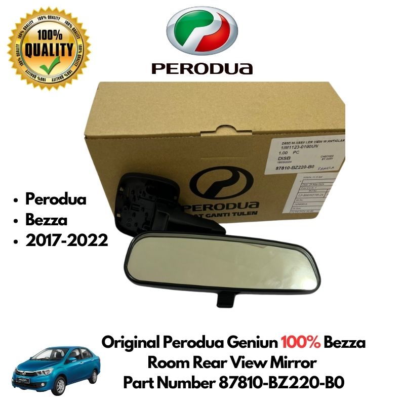 Original Perodua Geniun 100% Bezza Room Rear View Mirror 87810-BZ220-B0 | Shopee Malaysia