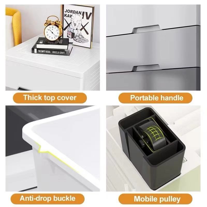 3-6 Layer Wide Durabox Drawer Clothes Storage Cabinet Almari Baju ...