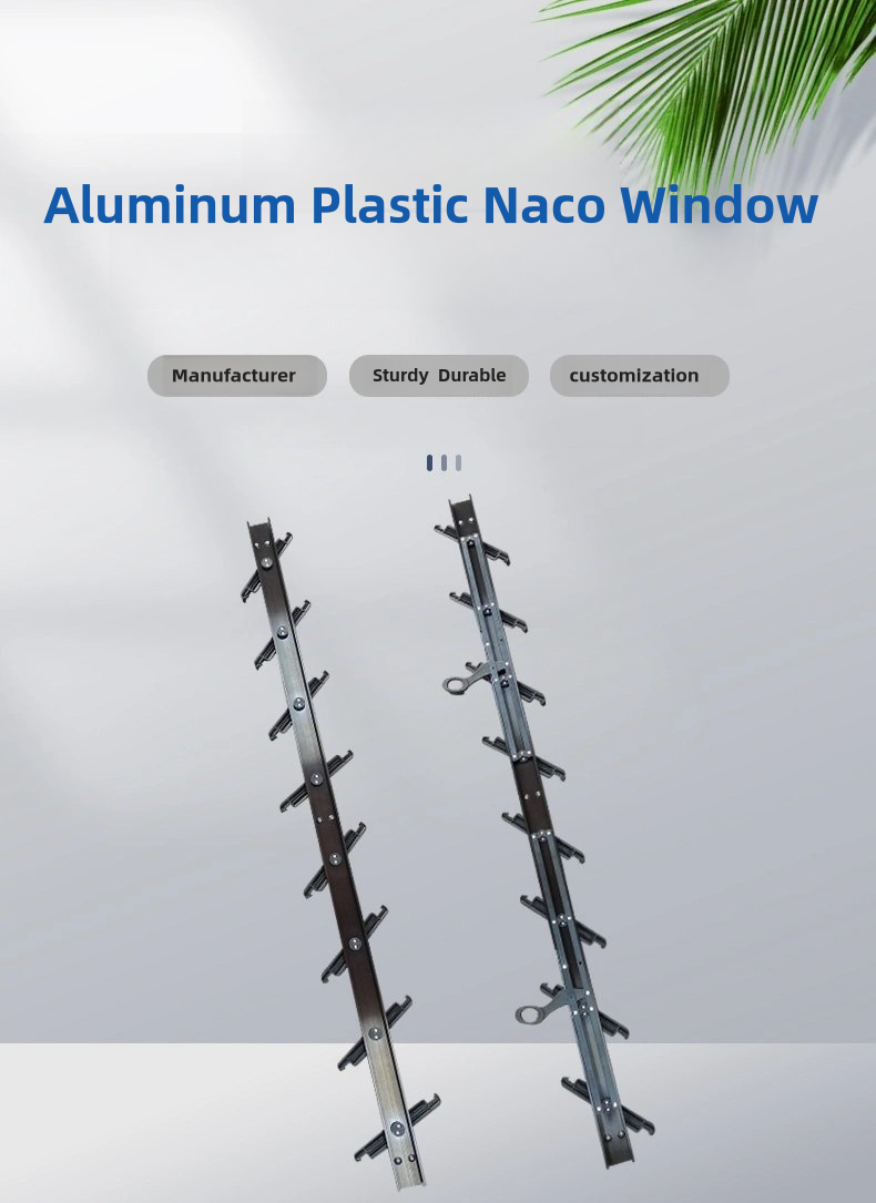 (1pair/2pcs) Blade Window Naco Traditional 8Layers Blade Metal Louvres ...