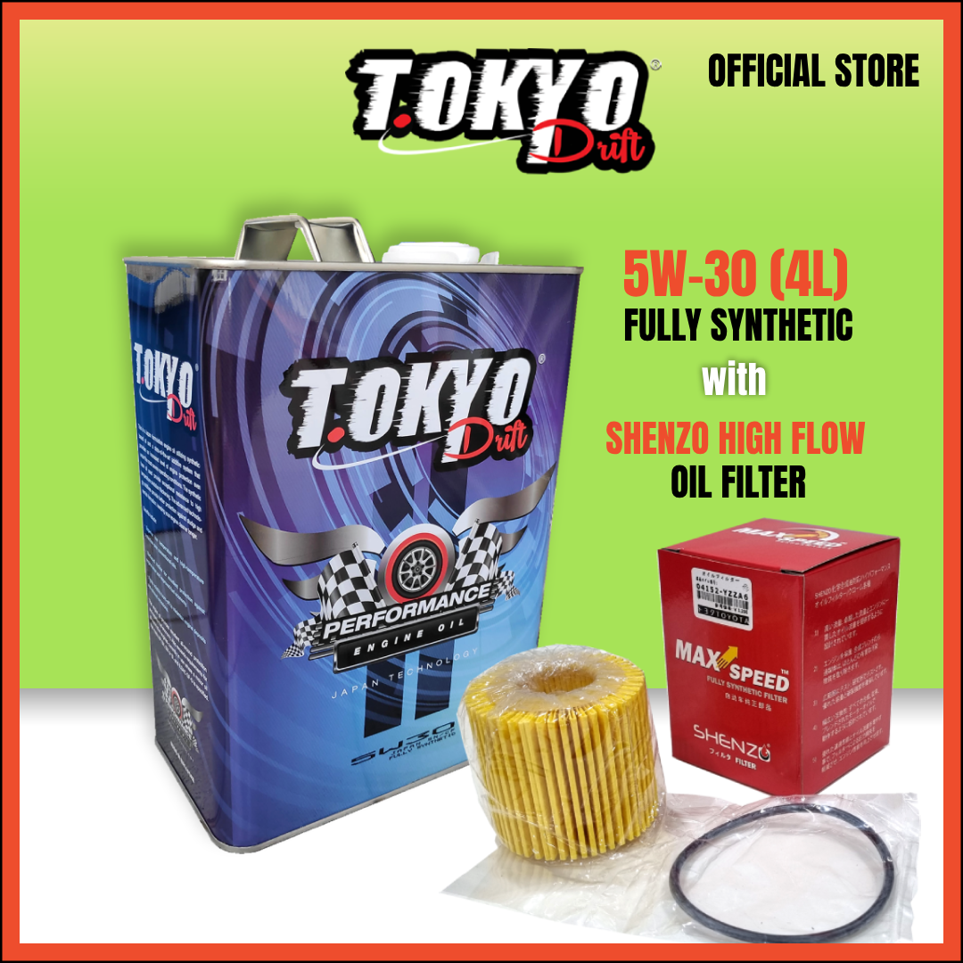 Tokyo Drift 5W30 Engine Oil Fully Synthetic API SP 4L With Shenzo Japan ...