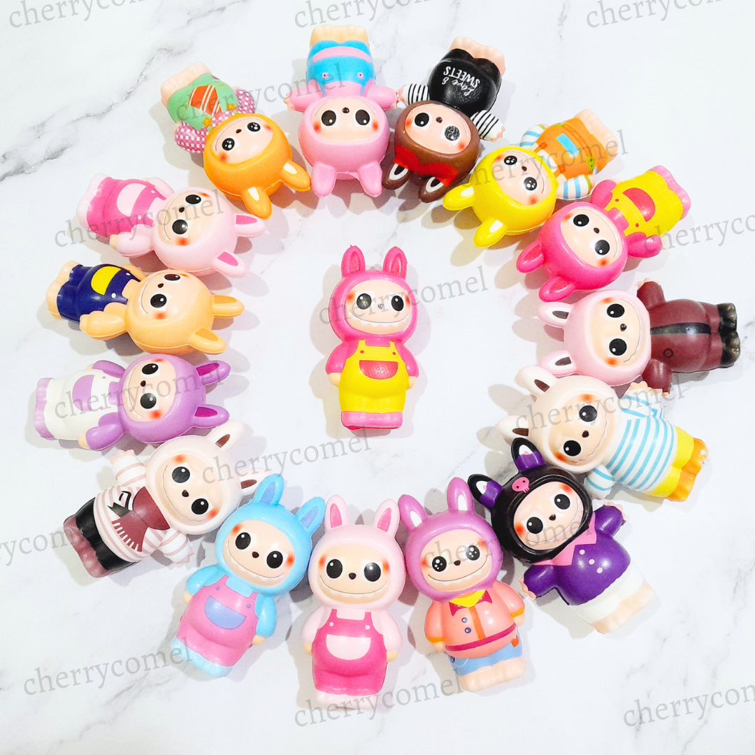 1pcs Butterscotch Scented Labubu Squishy Toy Stress Relief Fidget Toys ...