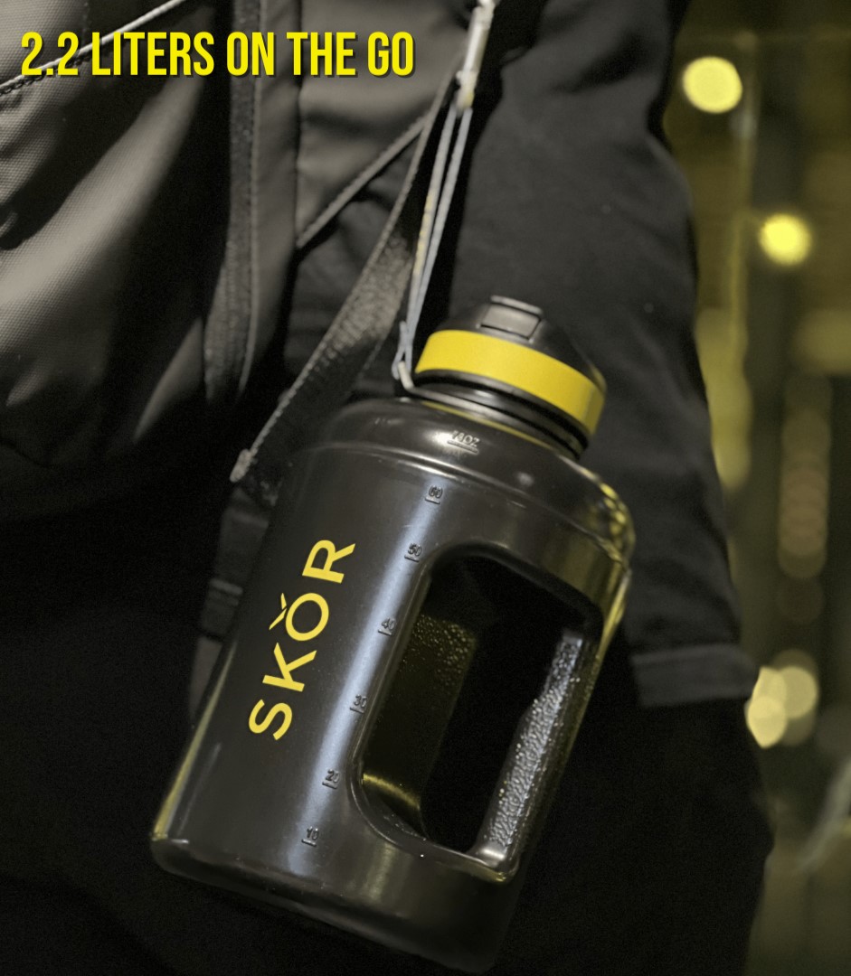 SKOR Sports & Outdoors Water Bottle, Leakproof BPA-Free Shock-Resistant ...