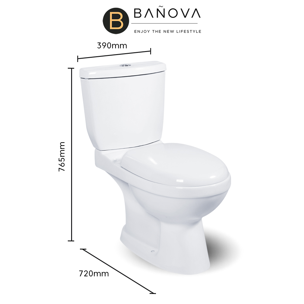 [Limit to 1 Unit Per Order] BANOVA One Piece WC & Close-Couple WC P ...