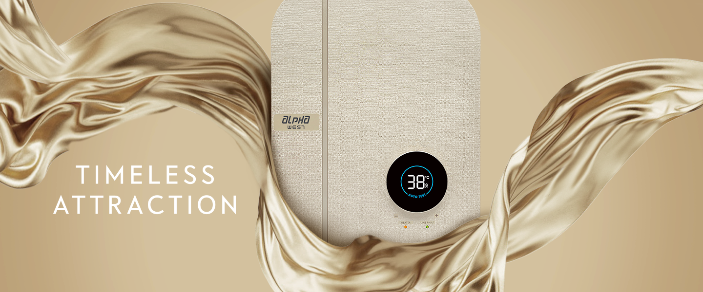 Alpha WES7 DIGITAL BASIC NEON RainShower Instant Water Heater with DC ...