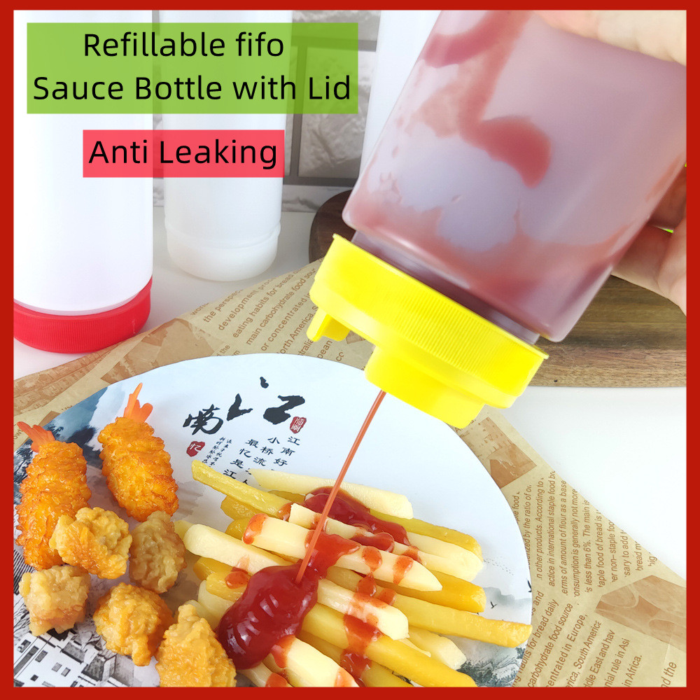 Refillable FiFo Sauce Bottle With Lid FiFo Subway Bottles SOS ...