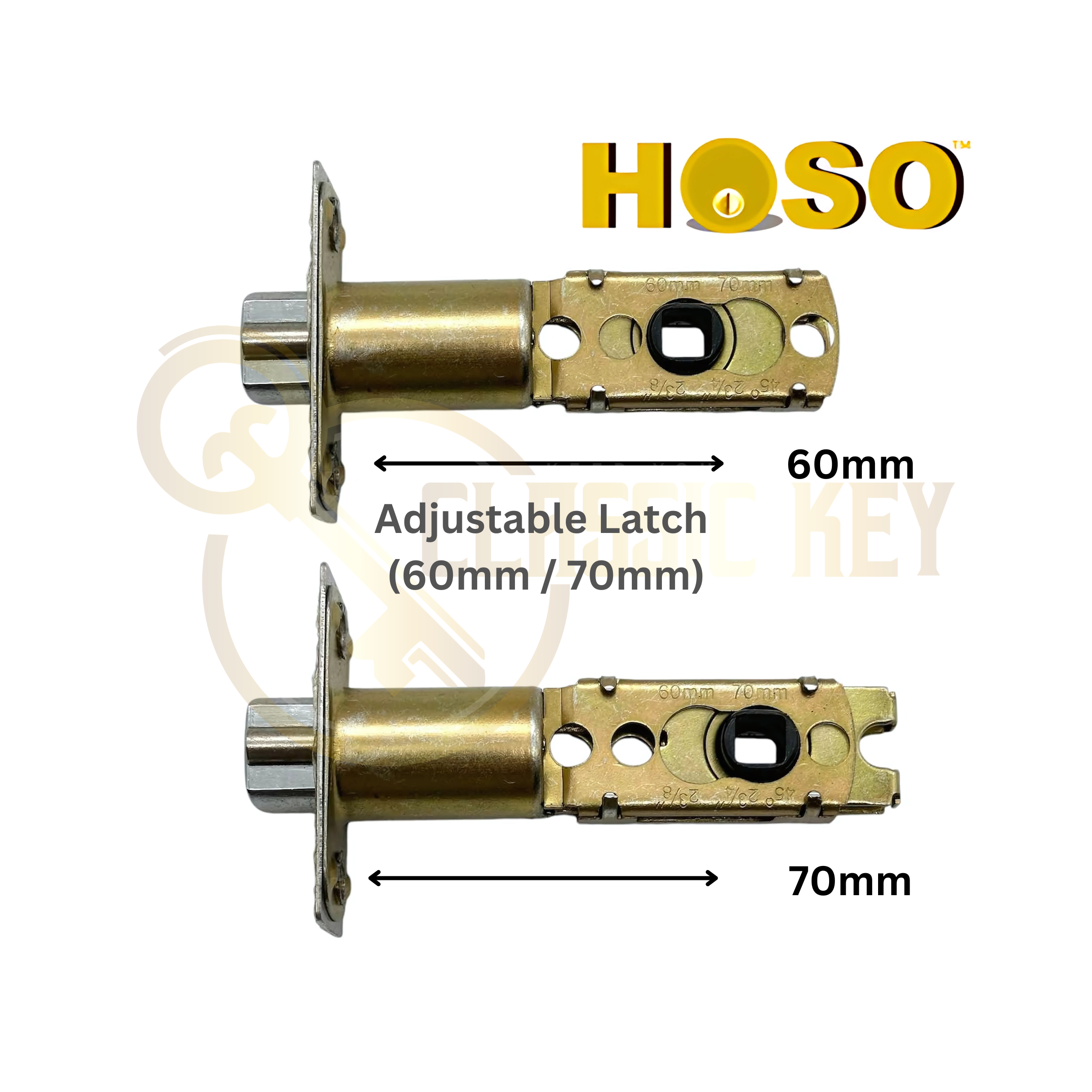 HOSO Matt Gold Tubular Lever handle Door lock (SIRIM CERTIFIED ...