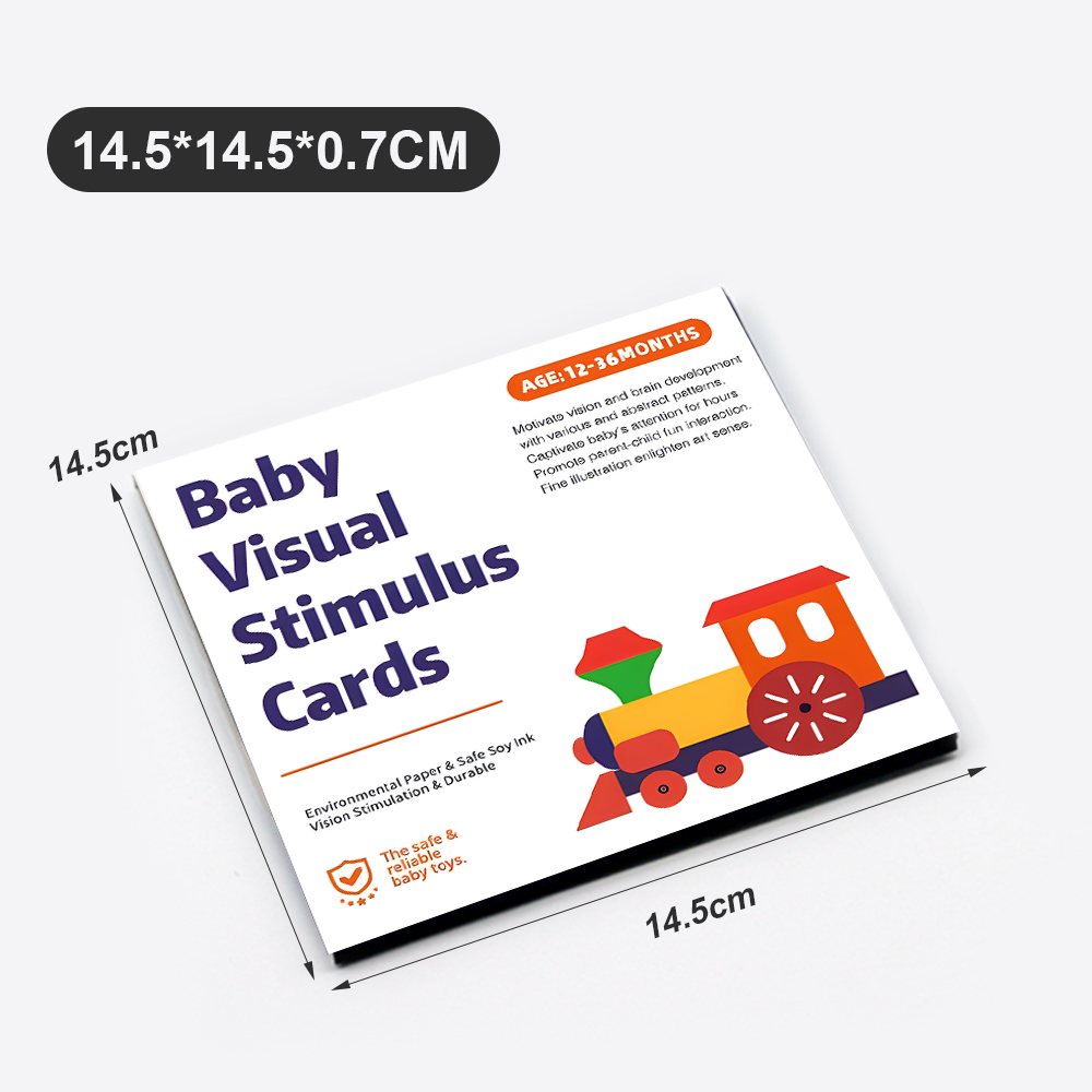 lakoe 0-36Months Baby Vision Cards Flash Card Baby Sensory Card Visual ...