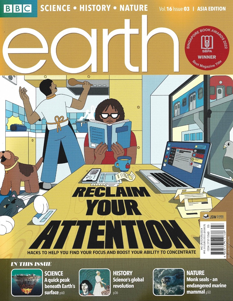 (Single issue sales)BBC Earth Magazine - English, Year 2023/2024, NEW ...