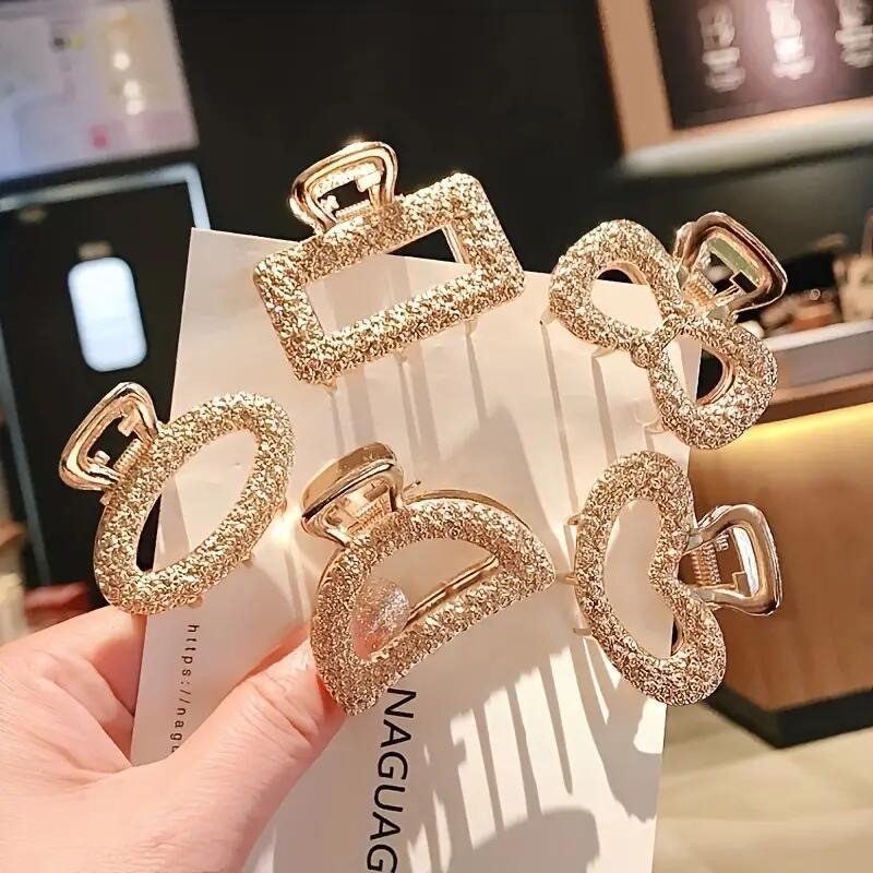 Small Gold Clip hair pin Kecil hair clips Warna Emas Korea hair Clip ...