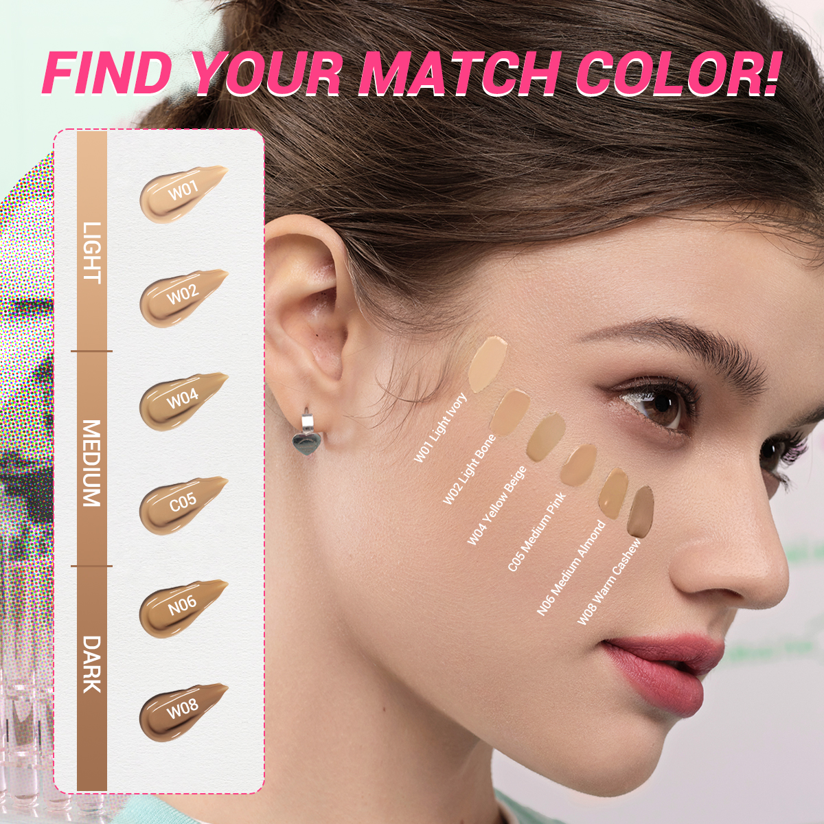 Acne-prone Firendly Makeup Bundle DAZZLE ME Acne Armor Skin Tint ...