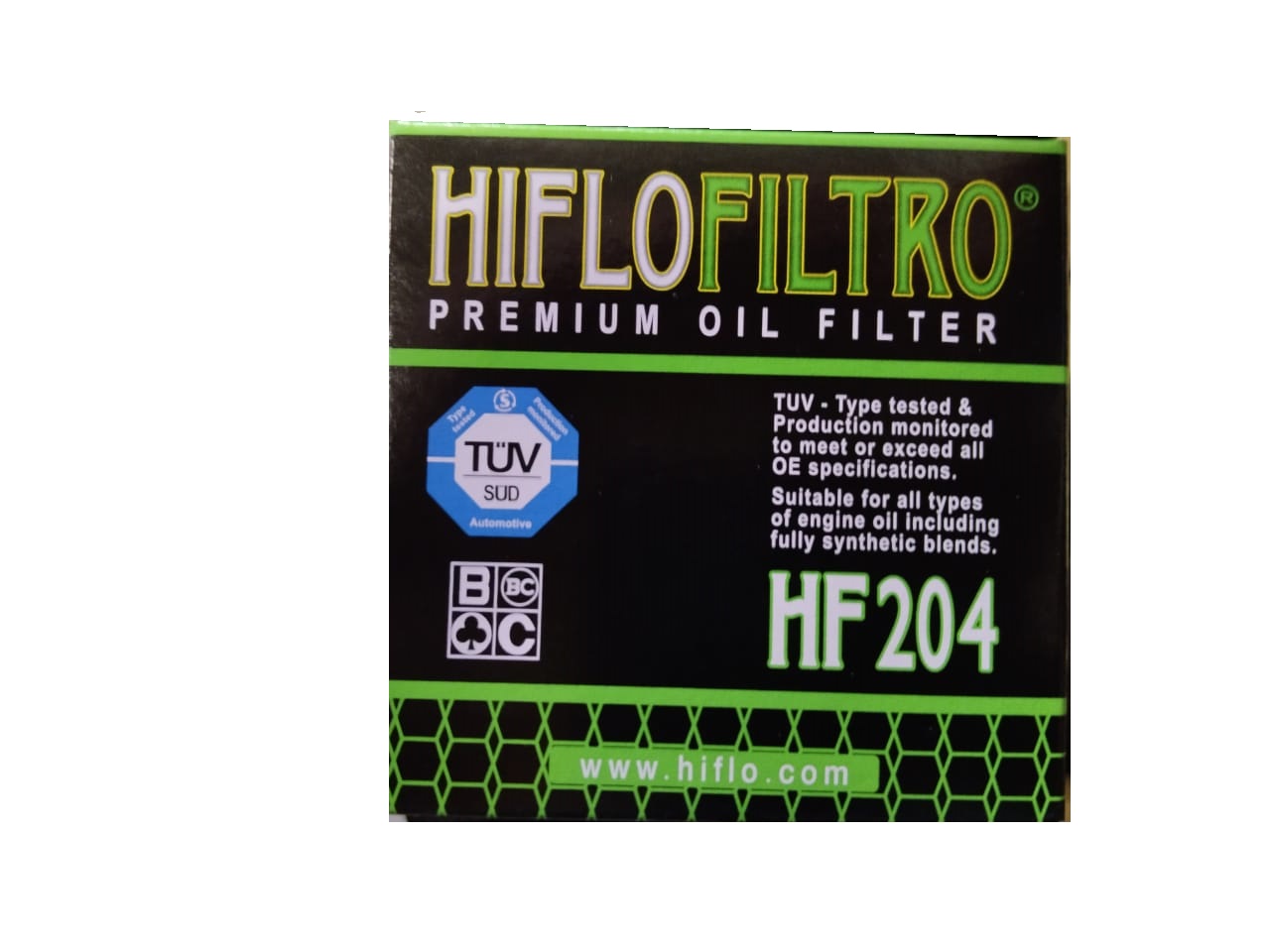 HIFLO FILTRO HF204 OIL FILTER YAMAHA R25 MT25 XJ6 MT07 MT09 R6 R1 HONDA ...