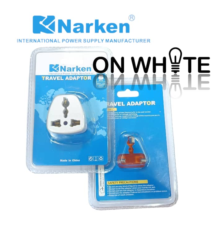 NARKEN UK 3 PIN UNIVERSAL TRAVEL ADAPTOR PLUG | Shopee Malaysia