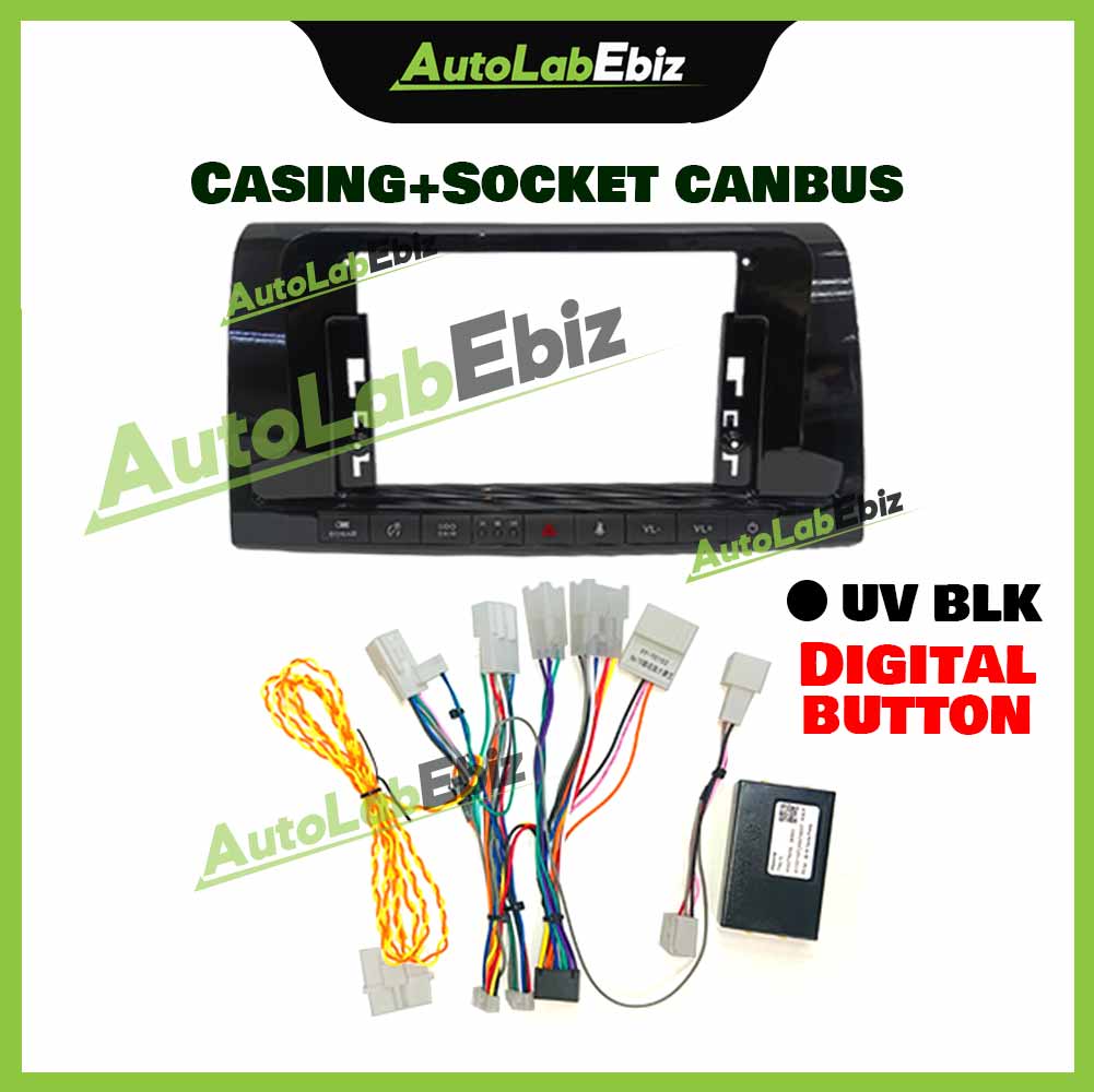 Toyota Estima ACR50 2006-2015 (Digital Button) - 12.3 inch BBA Casing ...