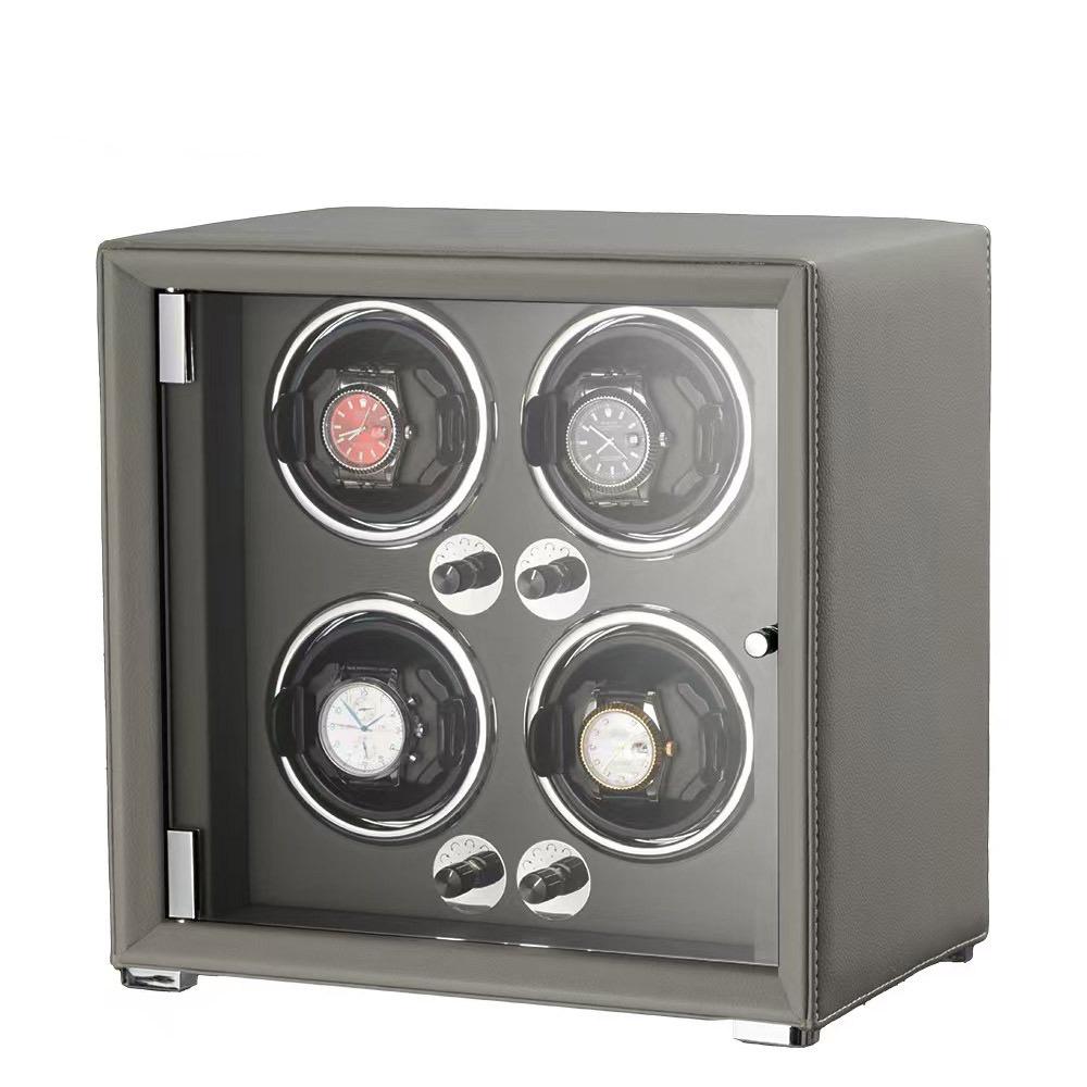 Ezego Mechanical Leather design automatic watch winder rotating watch ...