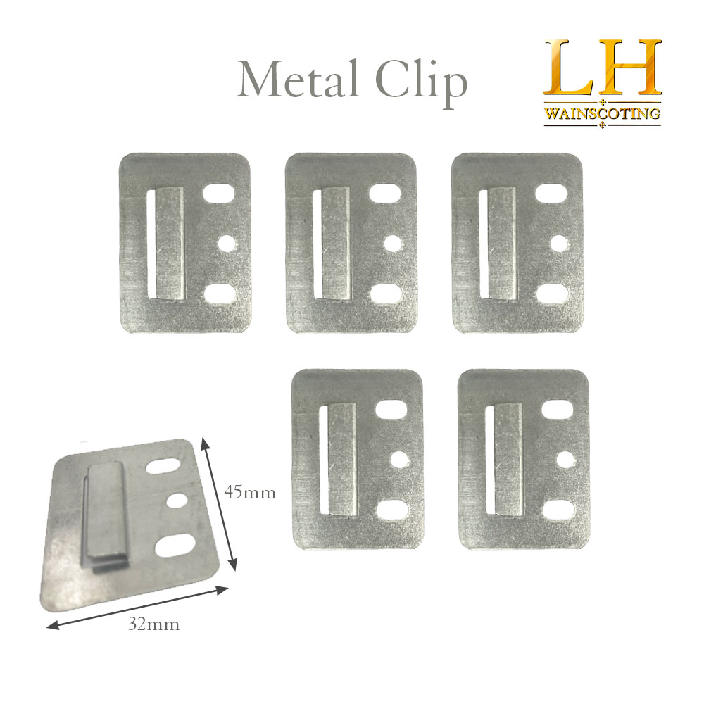 Metal Clip for PVC Fluted Panel Wall Panel Fluted Wall Panel ...