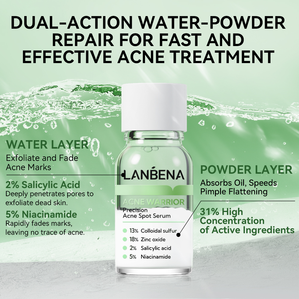 LANBENA Acne Essence Salicylic Acid Anti-acne Serum Acne Spot Treatment ...