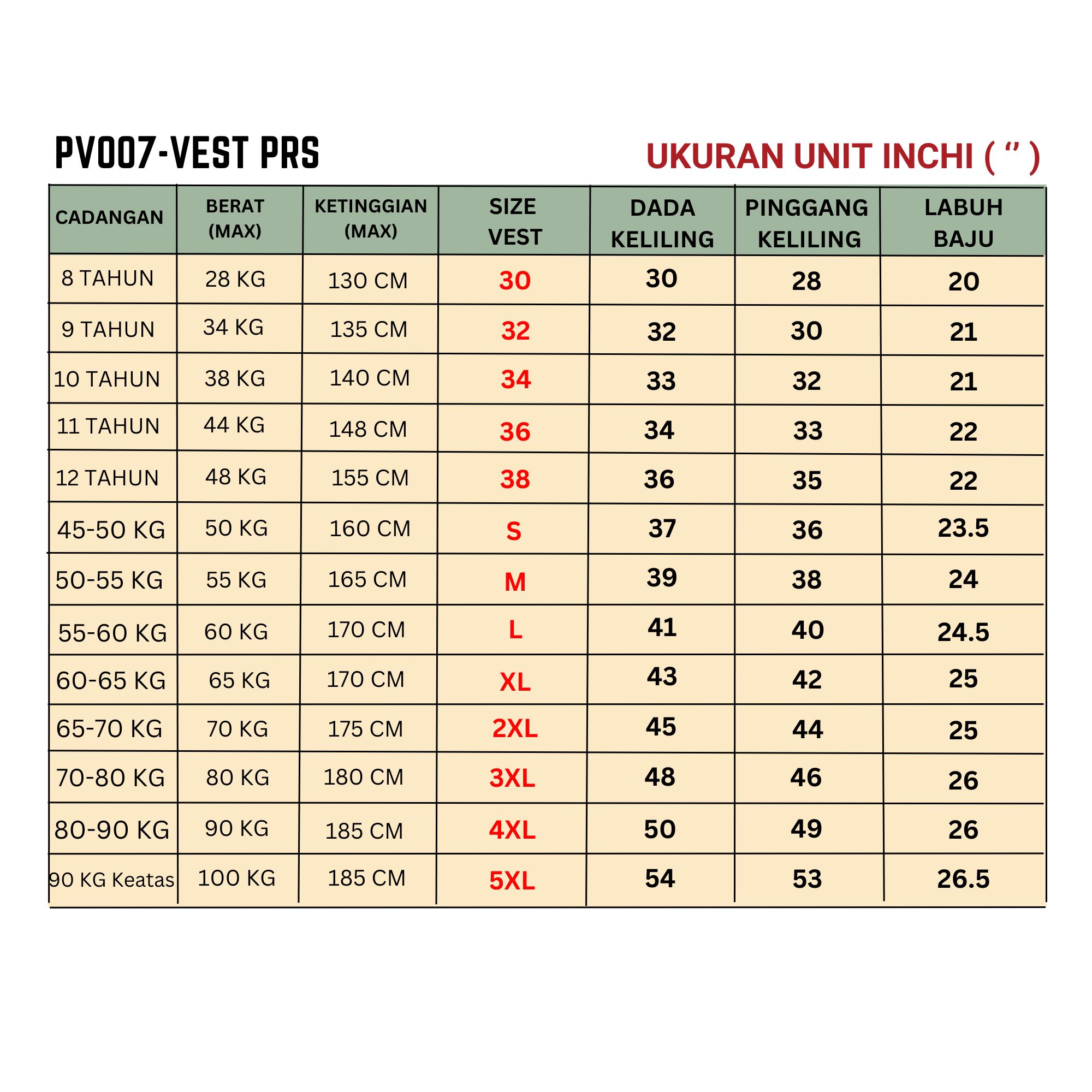 PV007 - VEST PRS SIAP SULAM READY STOCK !!! VEST SEKOLAH RENDAH DAN MENENGAH | Shopee Malaysia