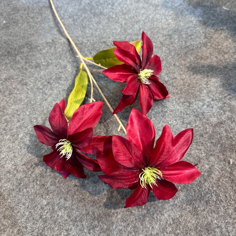 (3HEADS) LOTUS DIAMOND FLOWER Artificial Fake Plant Bouquet Plastic ...