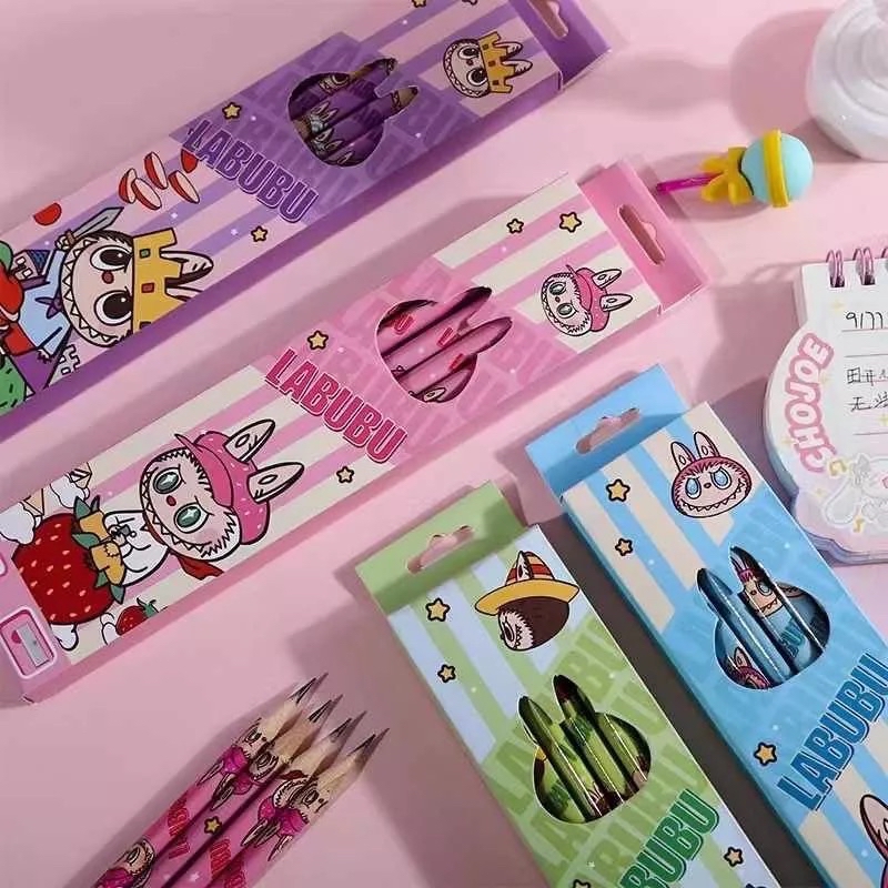 Labu Pencil 12pcs 2B Wooden Pencil Cartoon Cute Kid Pencil Labu ...