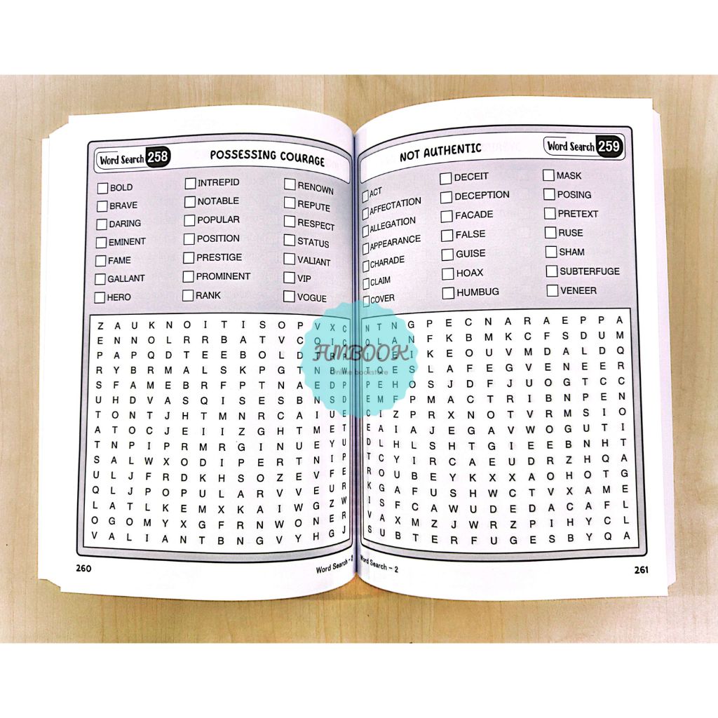 [FUNBOOK] A puzzle a Day 365 Days of word search Mind to Mind | Shopee ...