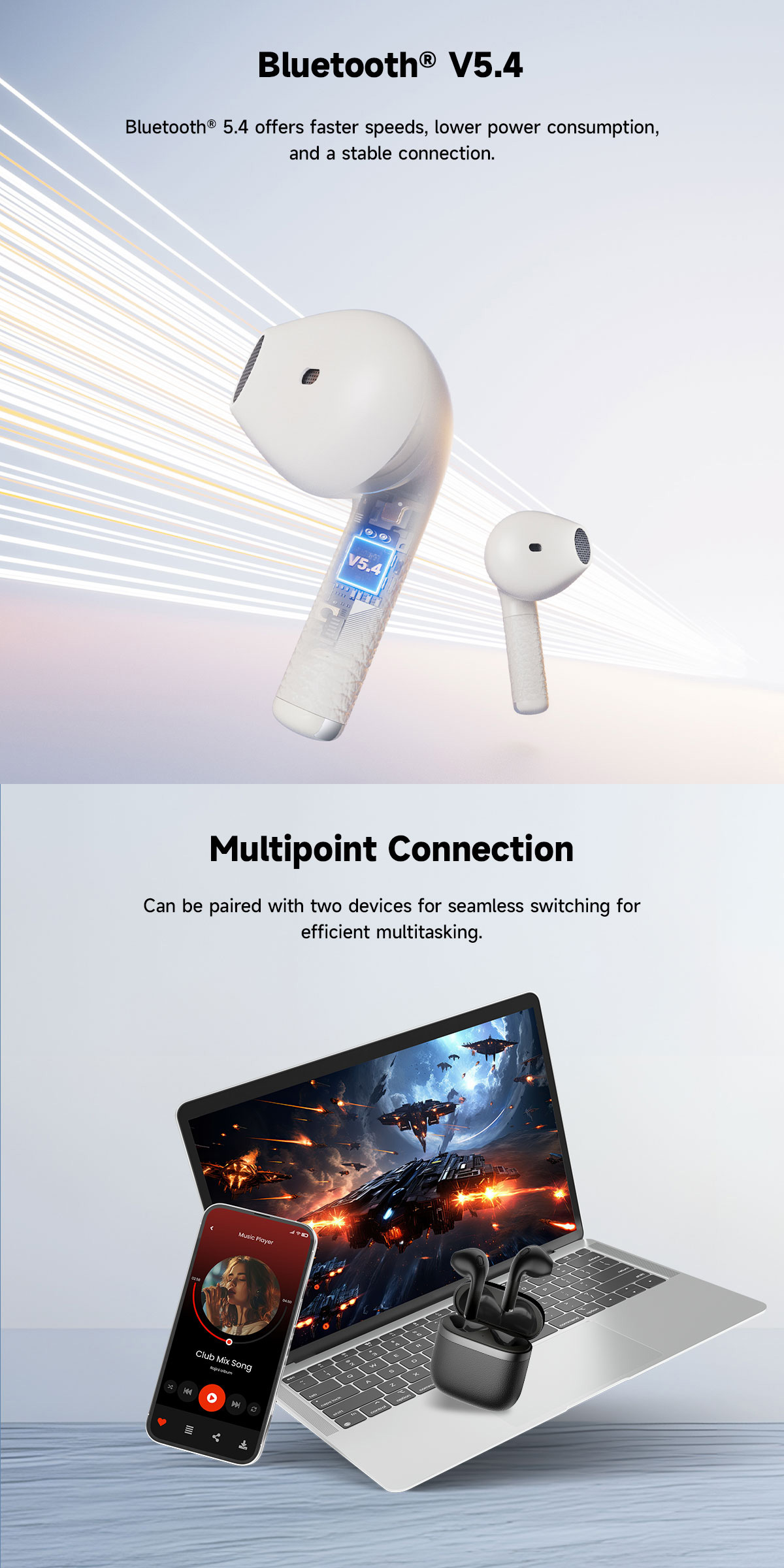 Edifier W200T - True Wireless Earbuds Bluetooth V5.4 | ANC | 13mm ...