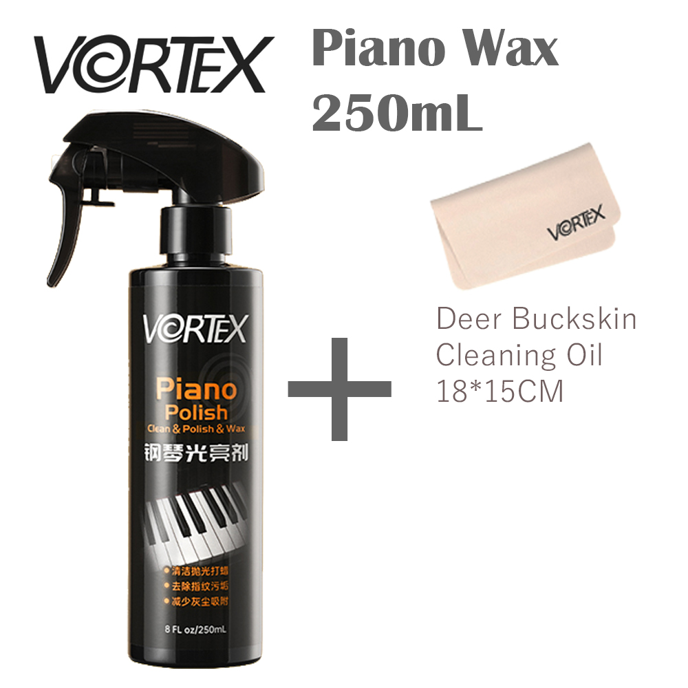 Vortex The Piano 3 in 1 Cleaner, Polish & Wax for Gloss Pianos. Guitar ...