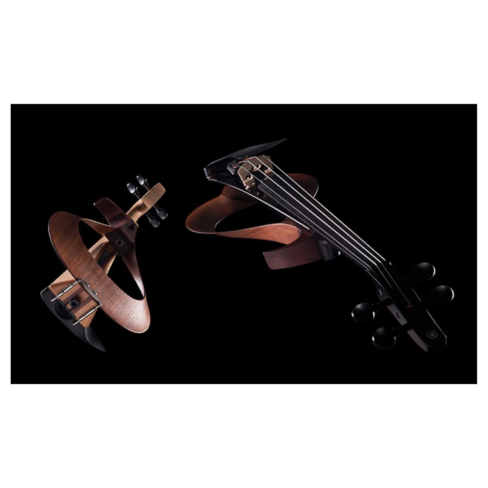 Yamaha YEV105 5-string Electric Violin - Natural / Black (YEV-105 YEV ...