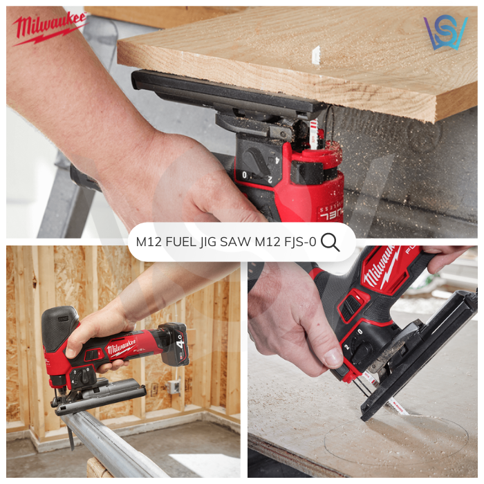 MILWAUKEE M12 FUEL GEN 2 Jig Saw M12 FJS-0 Cordless Brushless Mesin ...