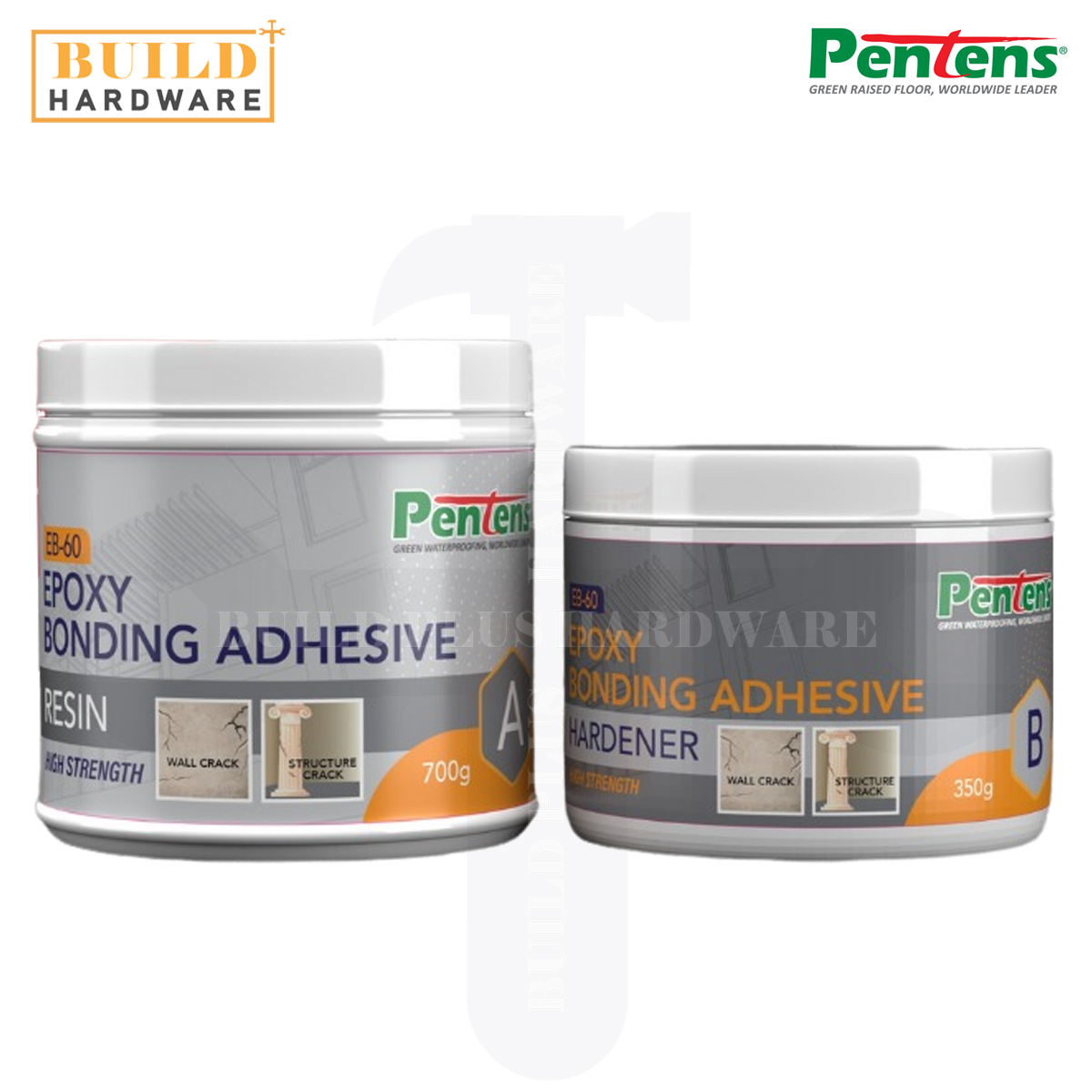 PENTENS EB-60 Epoxy Bonding Adhesive (A:700gm + B:350gm) 环氧树脂AB胶 ...